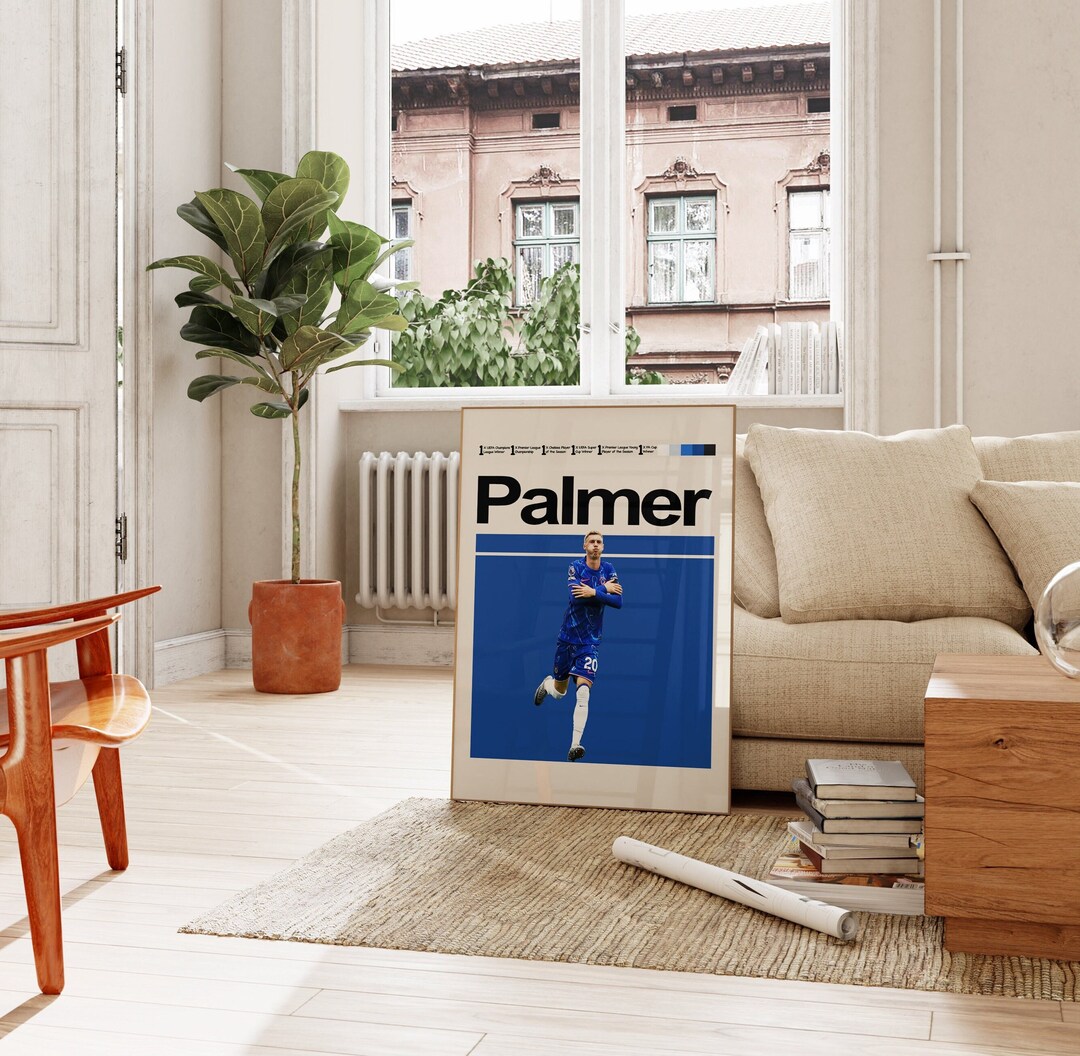 Cole Palmer Poster, Chelsea Football Club, Printable Wall Art, Digital ...