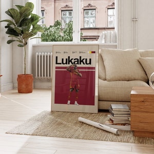 Romelu Lukaku Poster, AS Roma Poster, Football Download Poster, Romelu ...