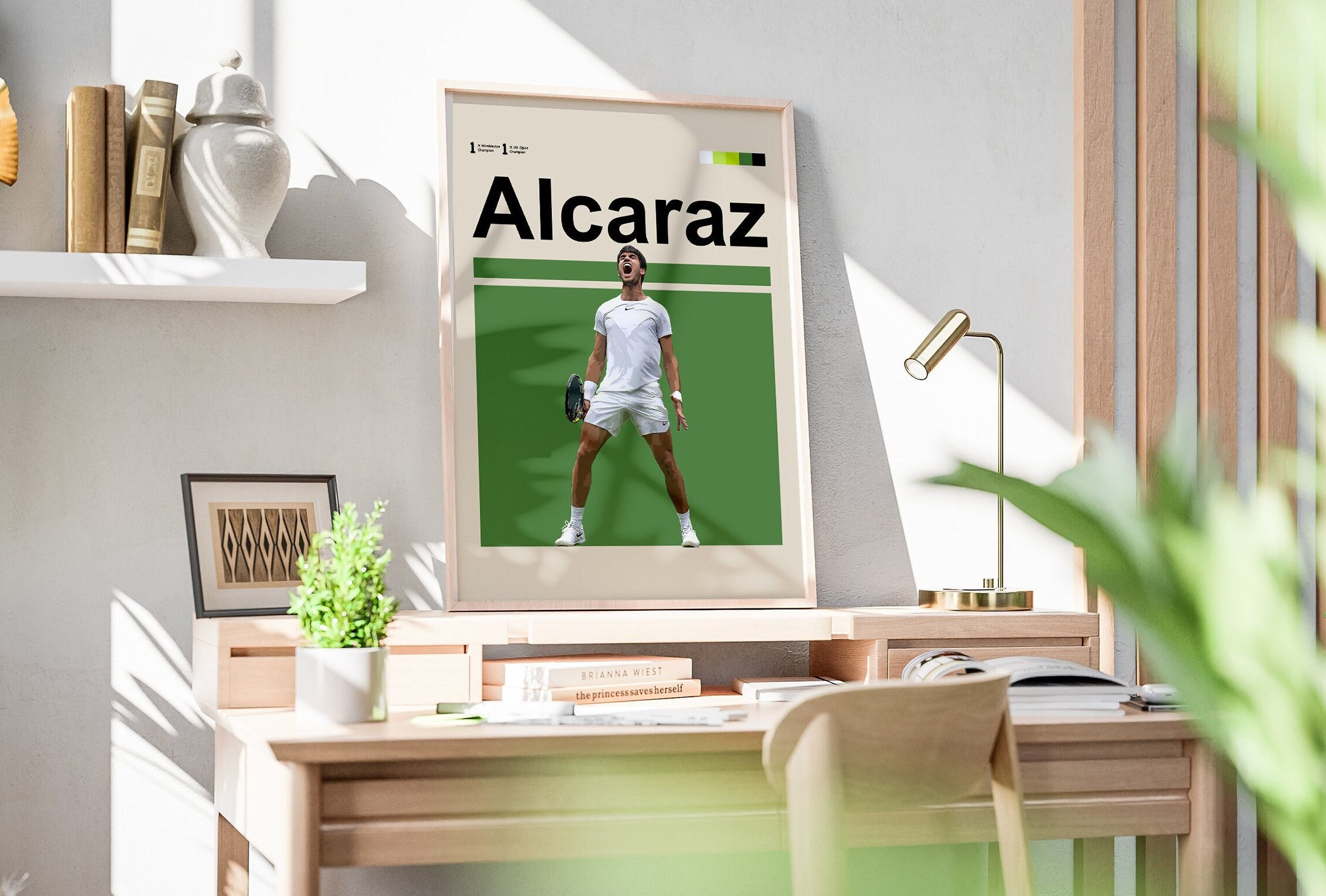 Carlos Alcaraz Poster, Tennis Poster, Alcaraz Poster, Tennis Art Print ...