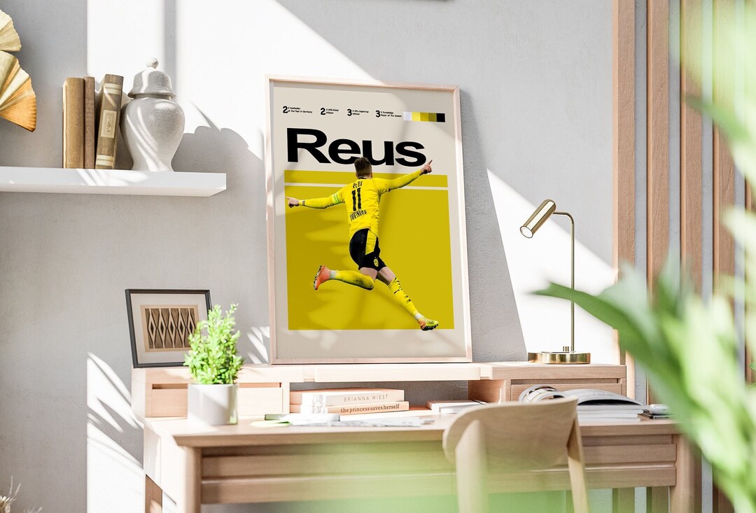 Marco Reus Poster Borussia Dortmund Poster Football Instant - Etsy