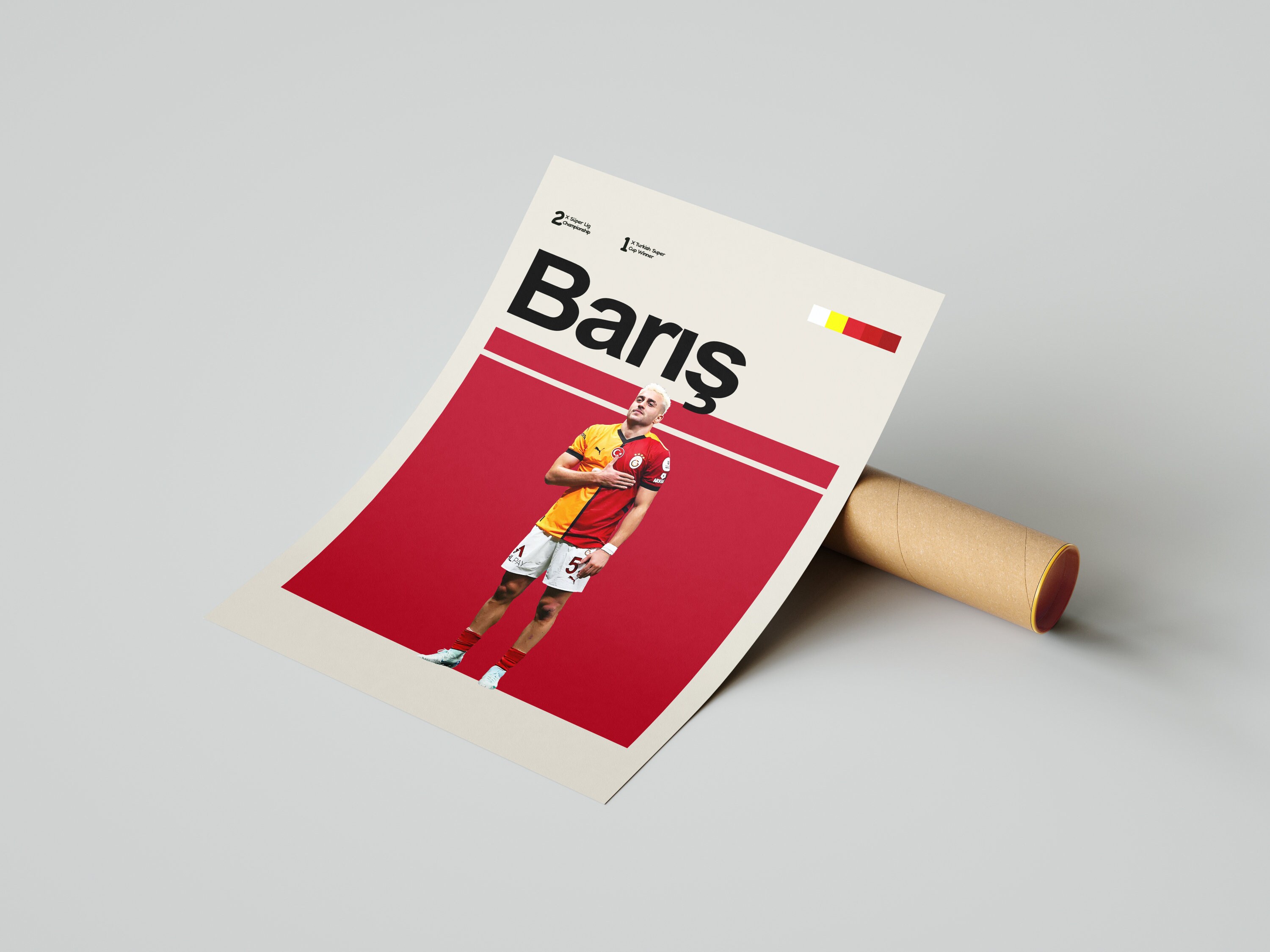Barış Alper Yılmaz Poster: Galatasaray Football Art (digital Print) - Etsy