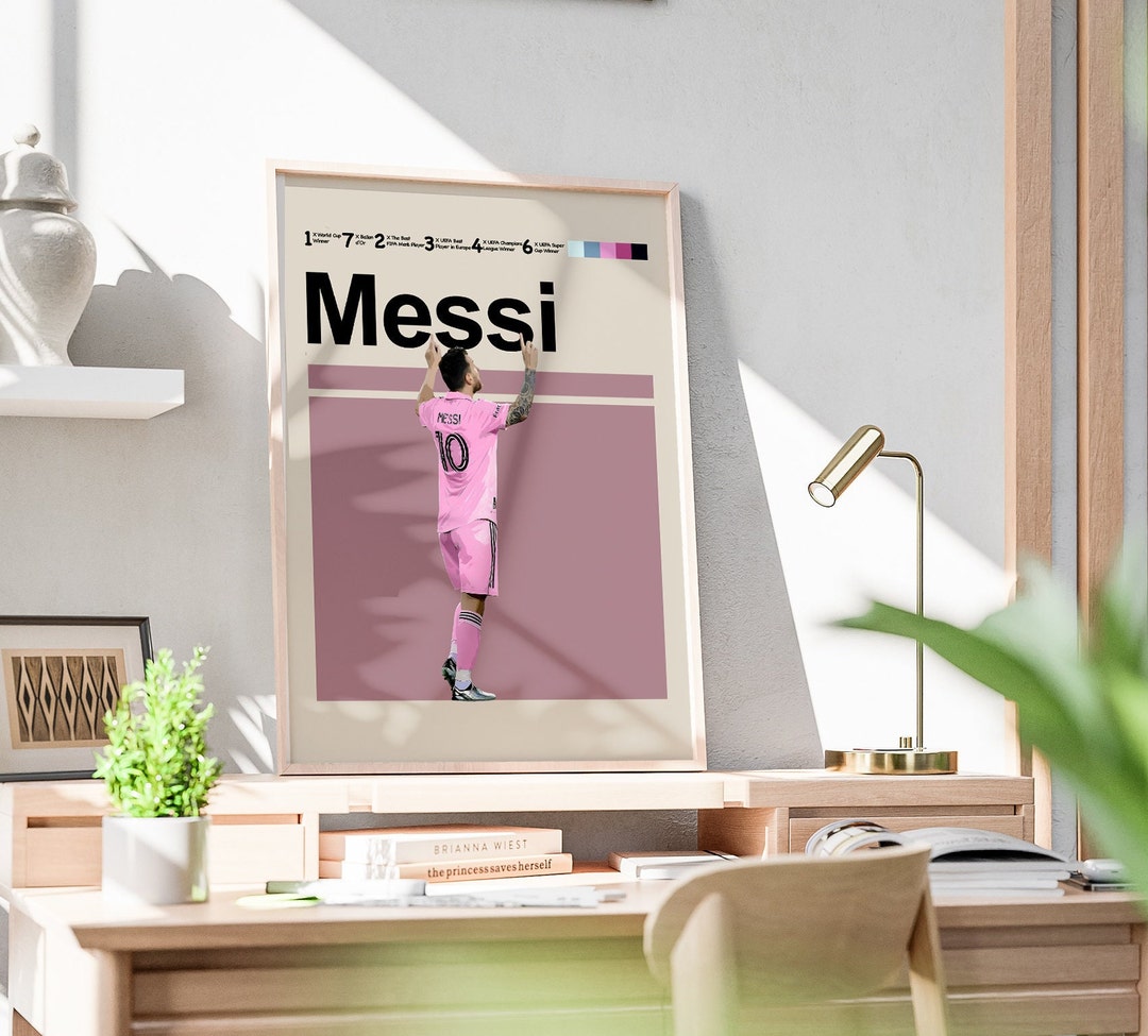 Inter Miami Legend Lionel Messi Poster Printable Digital Wall - Etsy