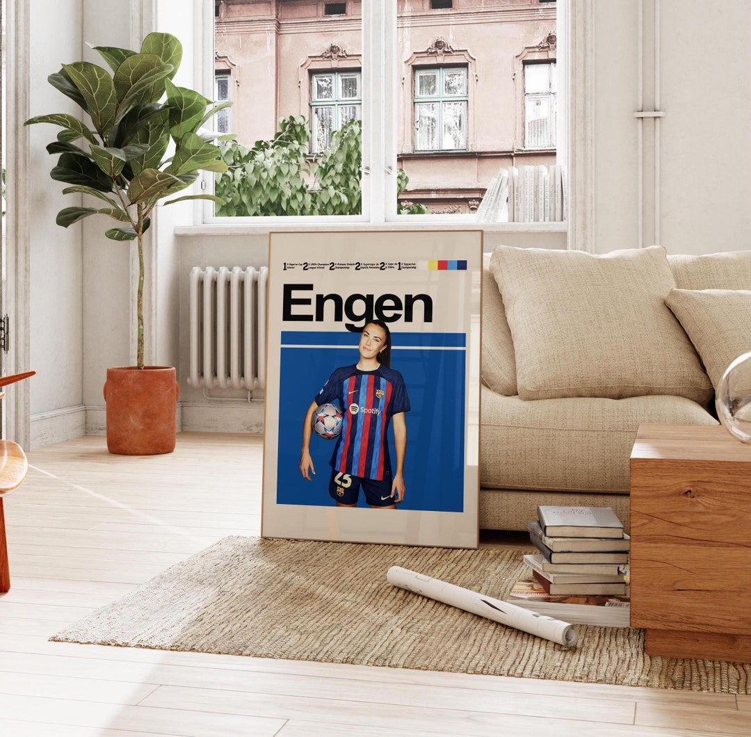 Ingrid Syrstad Engen Poster, Barcelona Women’s Football Team, Sports ...
