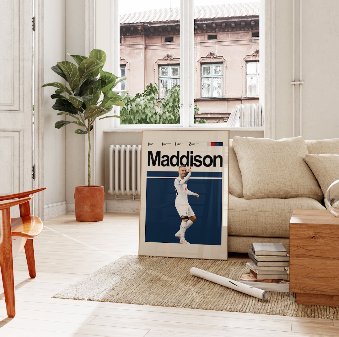 James Maddison Poster Tottenham Poster Maddison Download Poster Maddison Printable Art