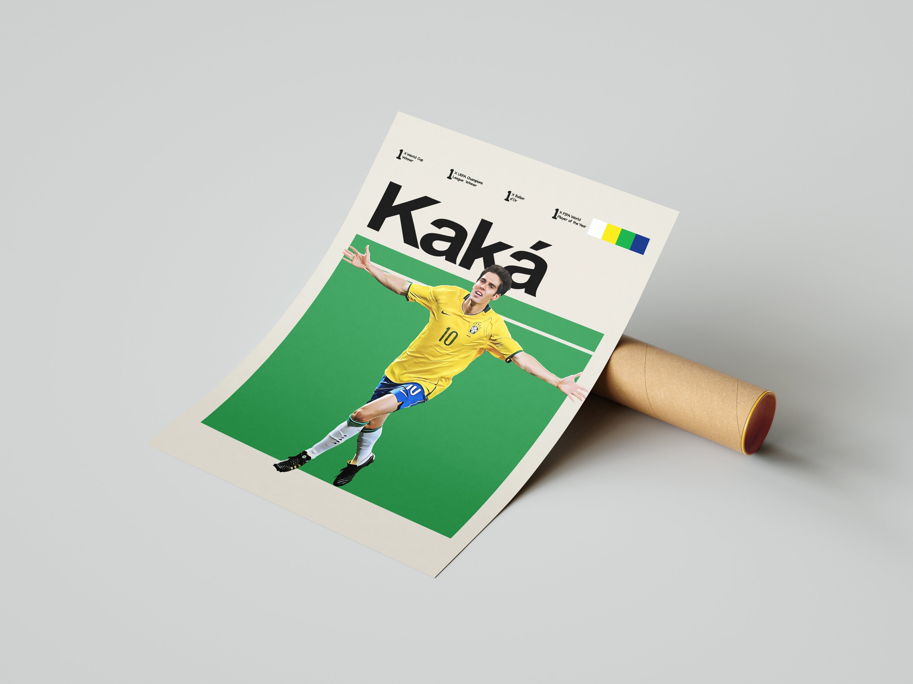 Kaka Poster, Soccer Print Art, Football Legend Poster, Digital Art - Etsy