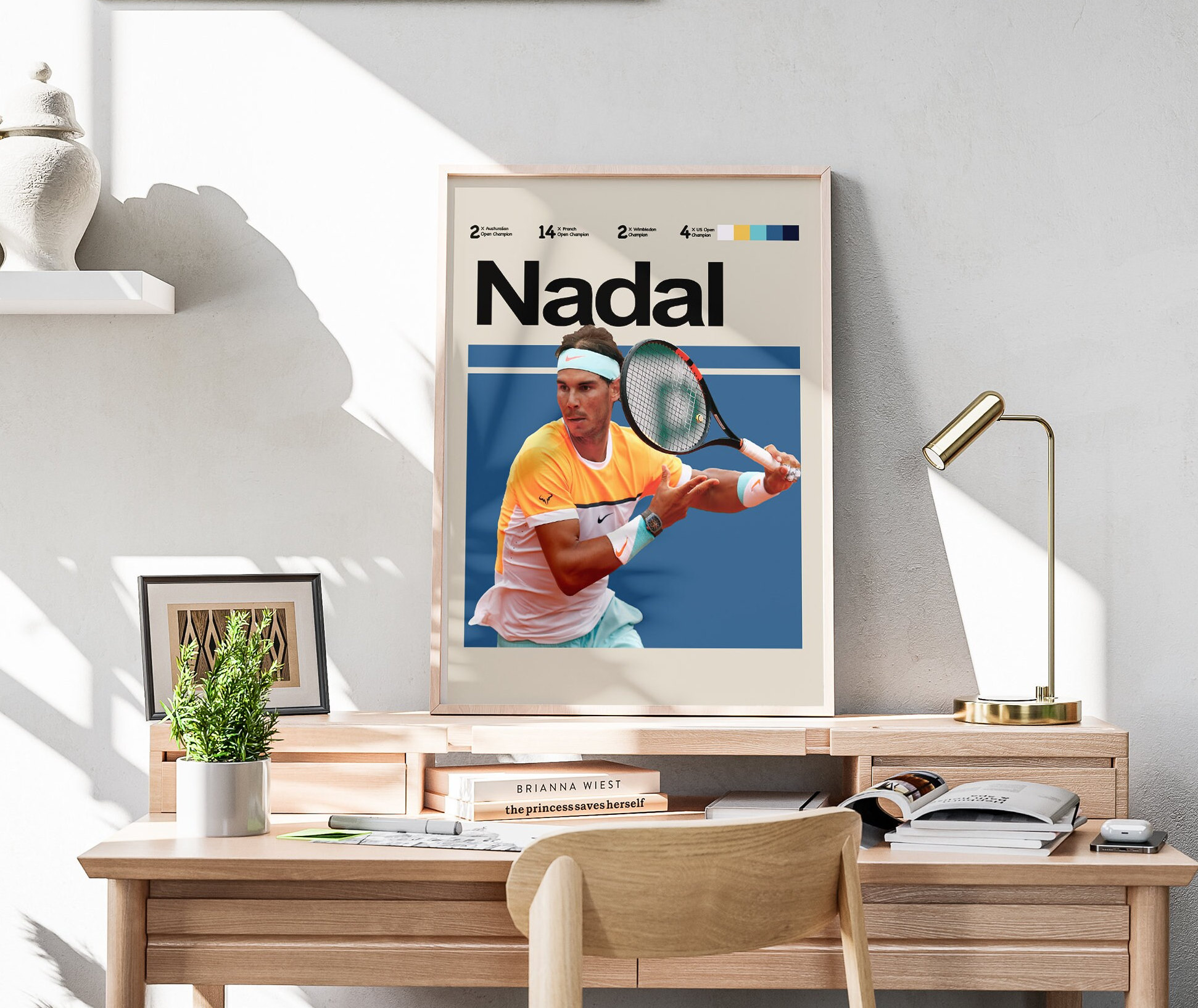 Rafael Nadal Poster Tennis digitales Poster Nadal Instant - Etsy.de