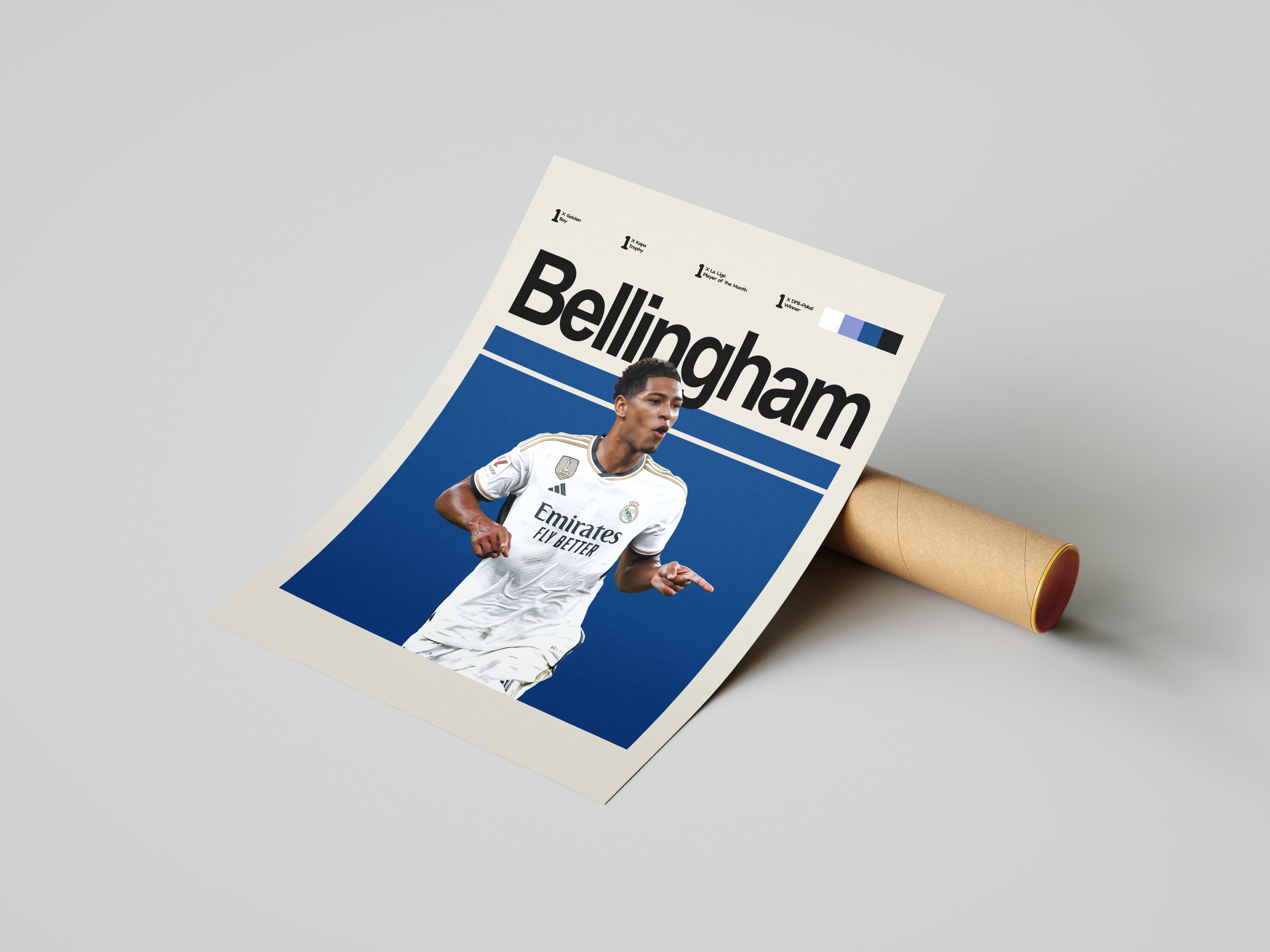 Jude Bellingham Poster Real Madrid Poster Football Download - Etsy