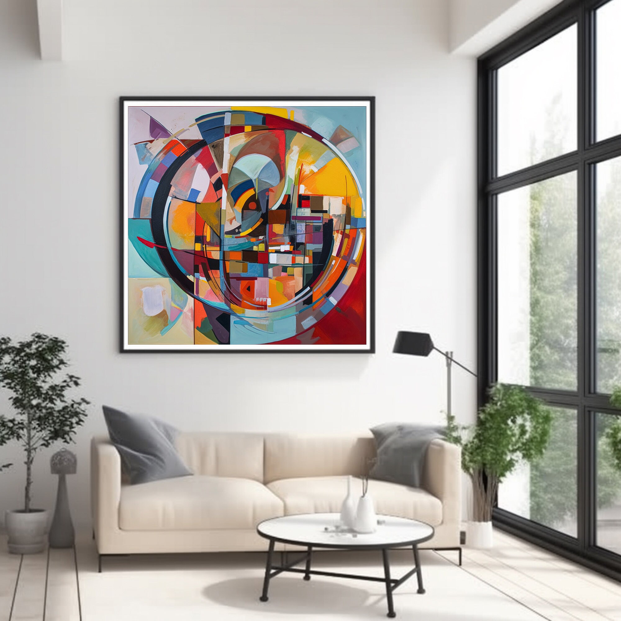 Printable Modern Style Painting - Etsy
