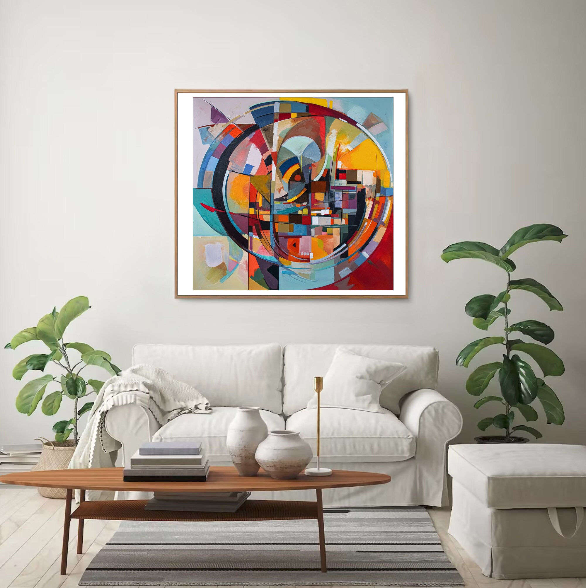 Printable Modern Style Painting - Etsy