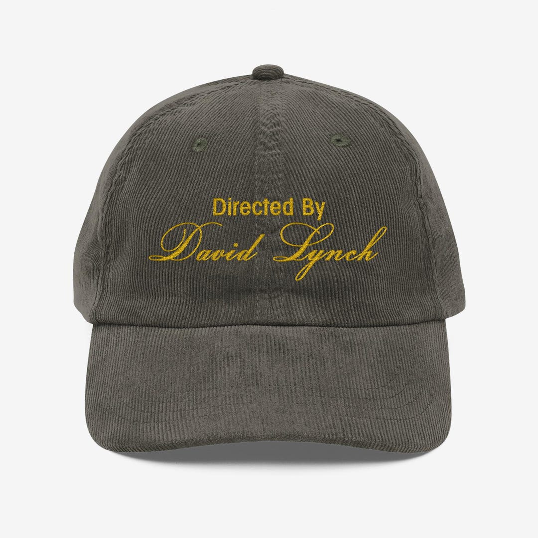 Directed by David Lynch • Vintage Style Corduroy Cap - Etsy