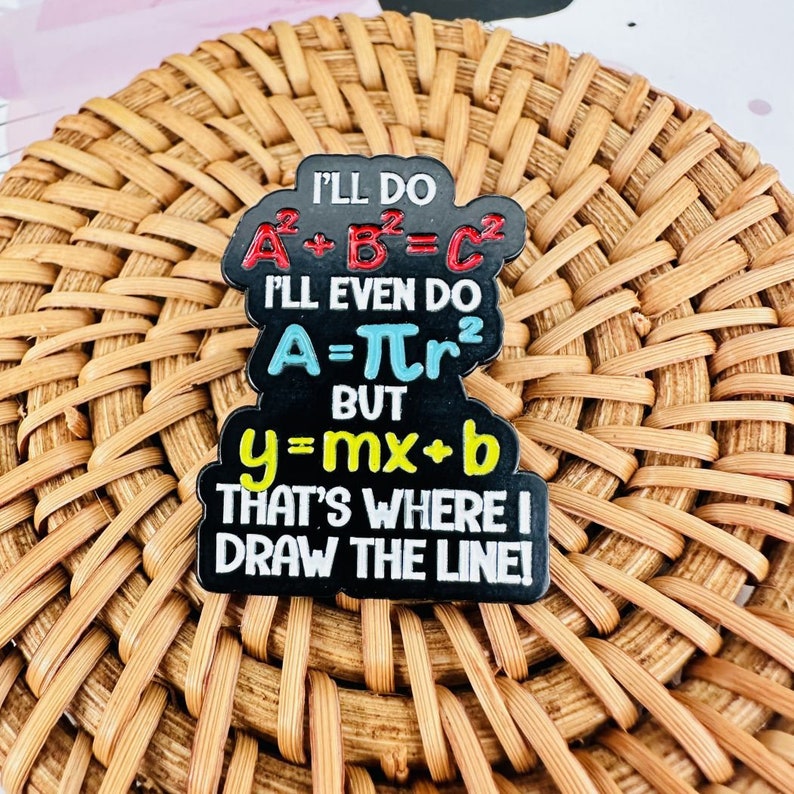 Math Minds Enamel Pins Iconic Quotes and Formulas A Gift of Inspiration ...