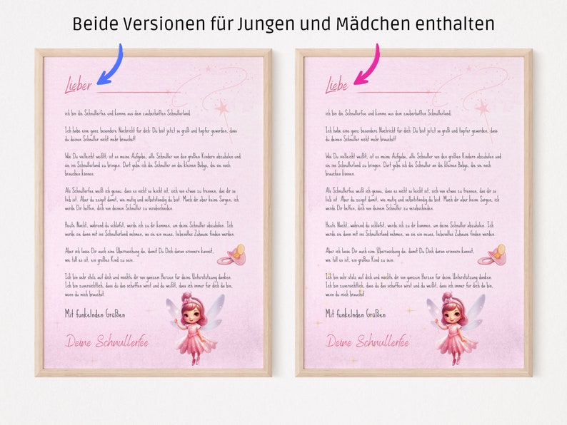 Letter From the Pacifier Fairy, Instant Download, Farewell to the ...