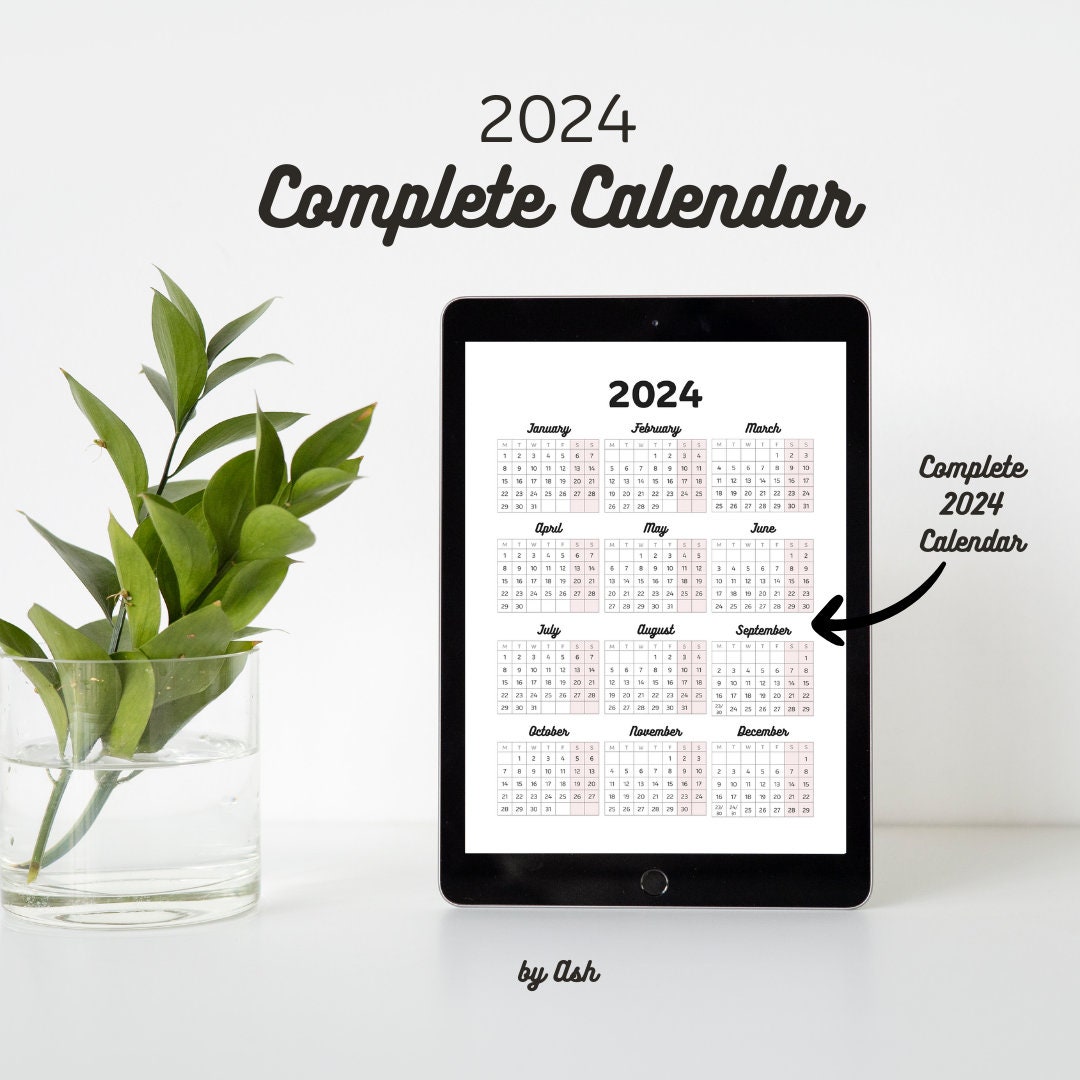 2024 Mini Planner, 2024 Planner, Calendar, Planner, Mini Planner - Etsy