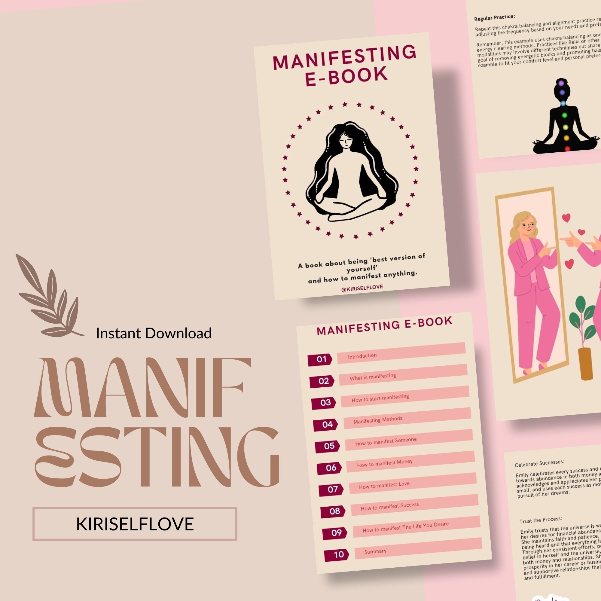 Manifesting E-book, How to Manifest Anything, Manifest Your Desire Life ...