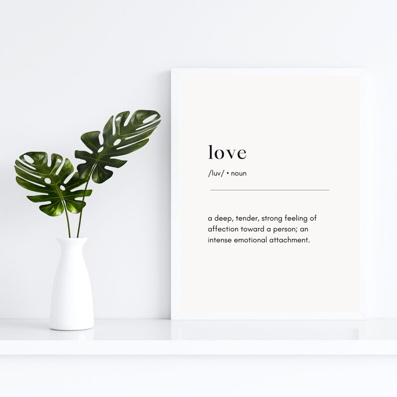 Valentines Day Decor, Set of 6 PRINTABLES, Valentine Printables, Love ...