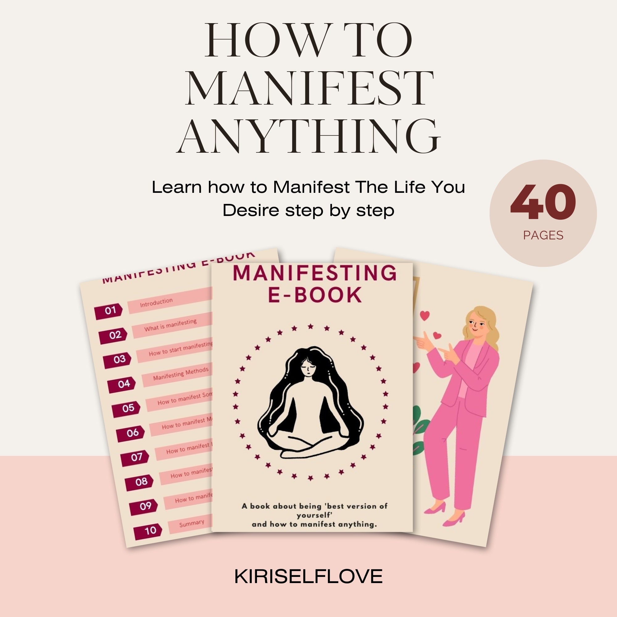 Manifesting E-book, How to Manifest Anything, Manifest Your Desire Life ...