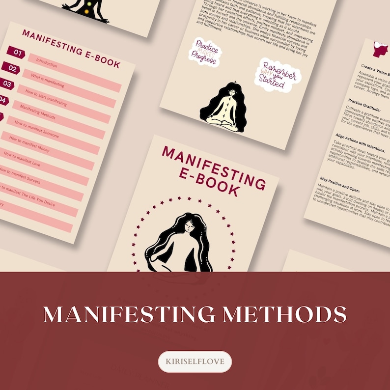Manifesting E-book, How to Manifest Anything, Manifest Your Desire Life ...