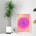 Leo Zodiac Sign Poster, Leo Printable, Leo Star Sign Print, Leo Grainy ...