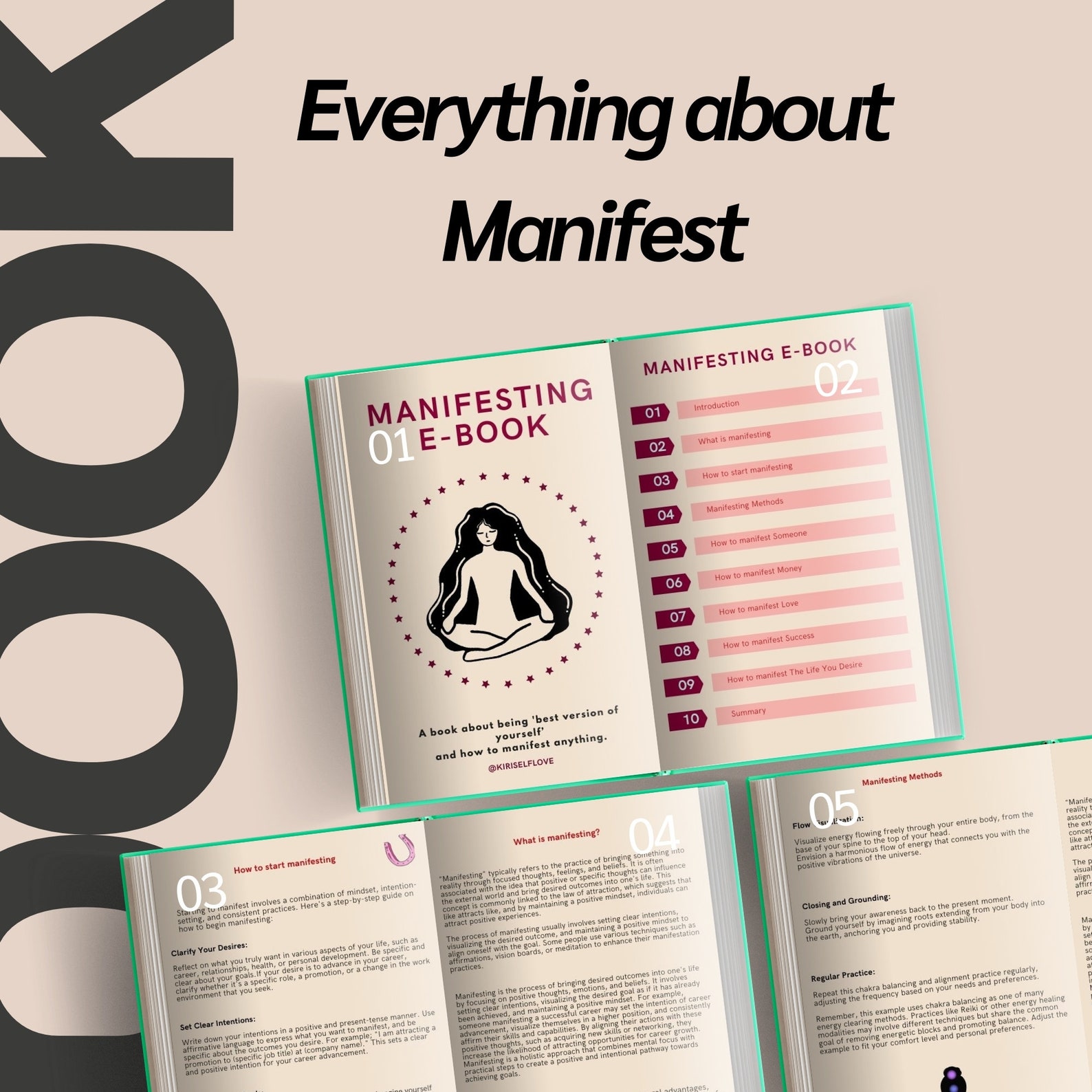 Manifesting E-book, How to Manifest Anything, Manifest Your Desire Life ...