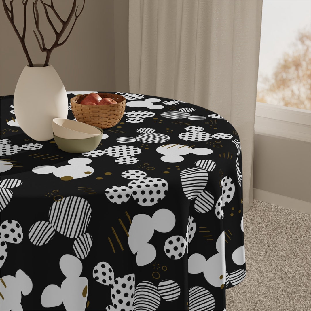 Mickey Ears Table Cloth Disney Kitchen Disney Home Decor - Etsy
