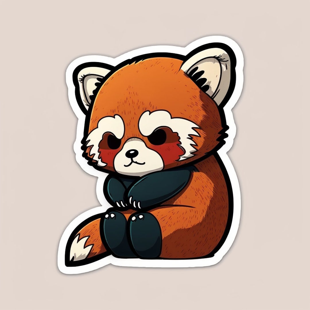 Cute Redpanda Sticker - Etsy