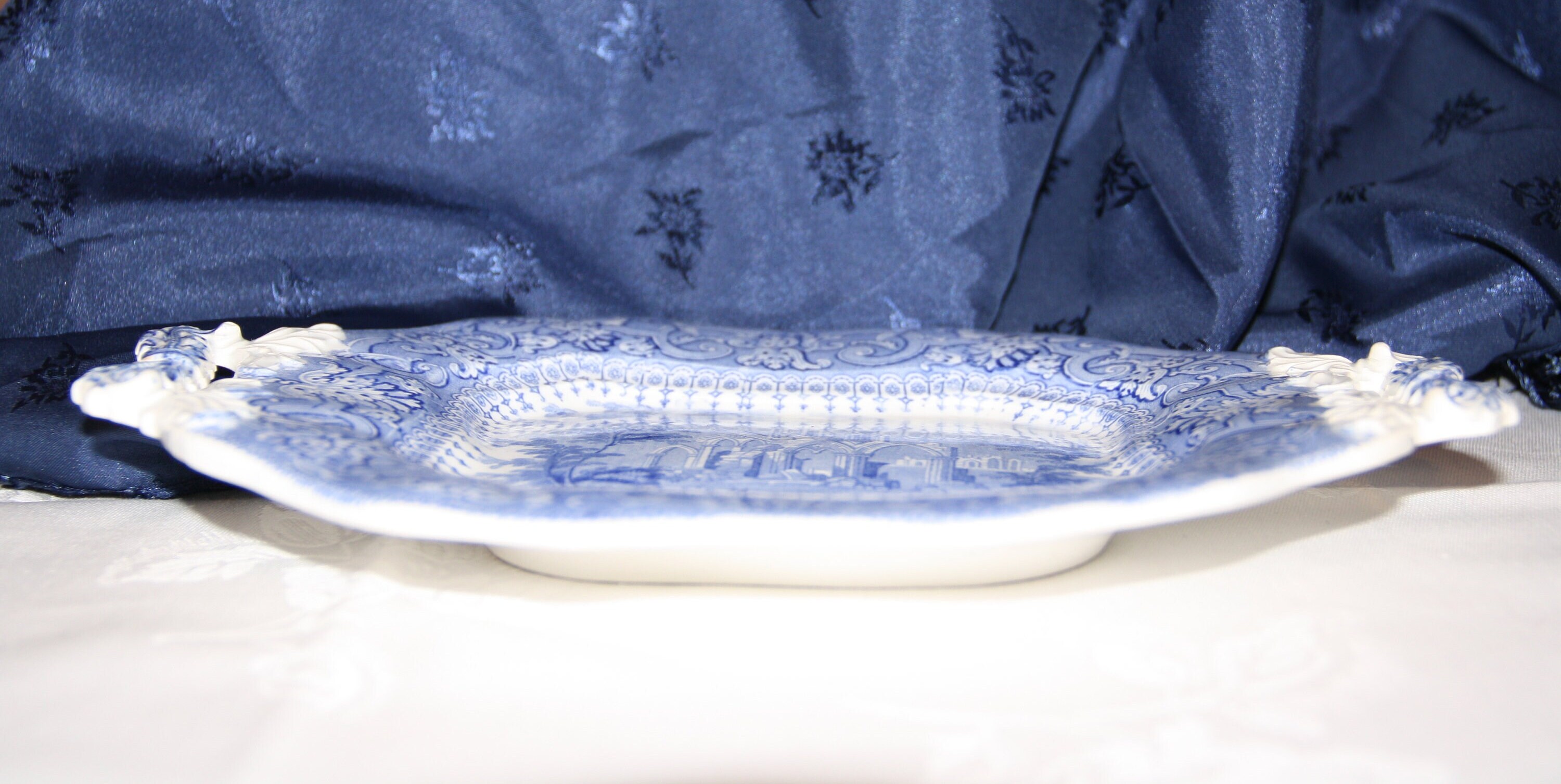 An Antique Earthenware Plate From the 1840s, Marked on the Base CM for ...