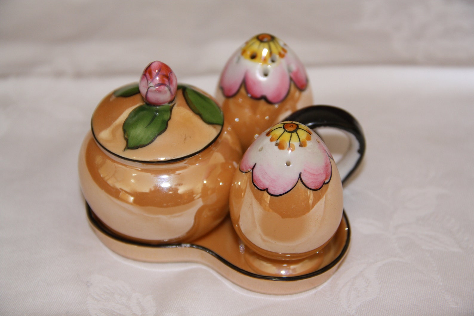 Noritake Condiment Set Lustreware - Etsy