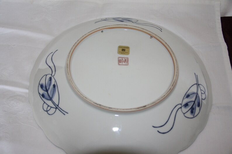 Gold Imari hand Painted Japan Decorative Plate - Etsy