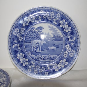 Three Spode Plates From the Spode Blue Room Collection: Aesop's Fables ...