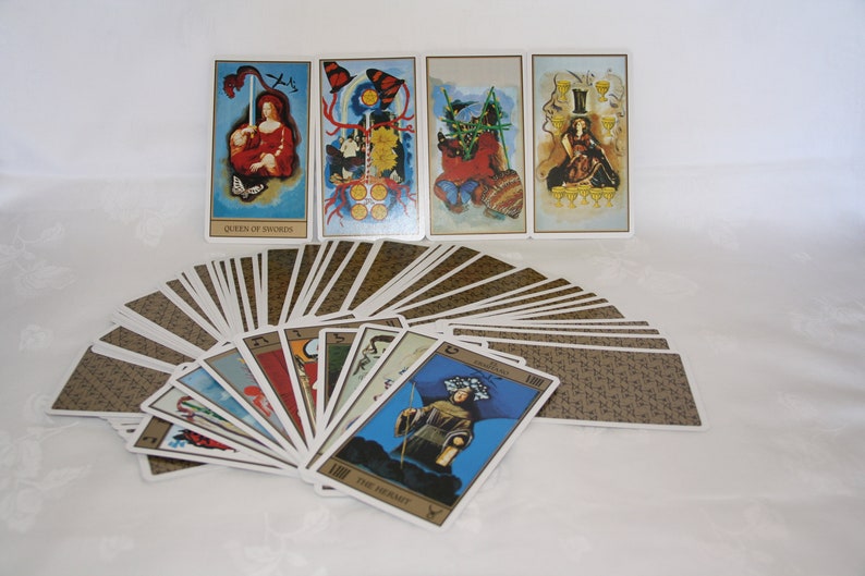 Dali Tarot Universal, 78 Tarot Cards, 22 Major Arcana and 56 Minor Arcana, Created by Salvador ...