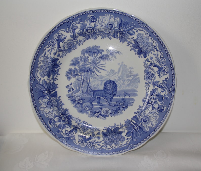Three Spode Plates From the Spode Blue Room Collection: Aesop's Fables ...