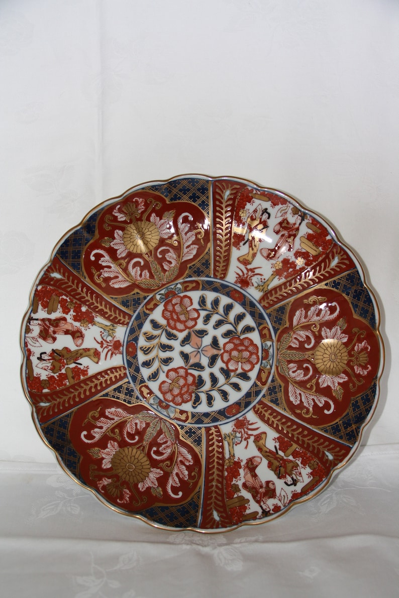 Gold Imari "hand Painted Japan" Decorative Plate - Etsy