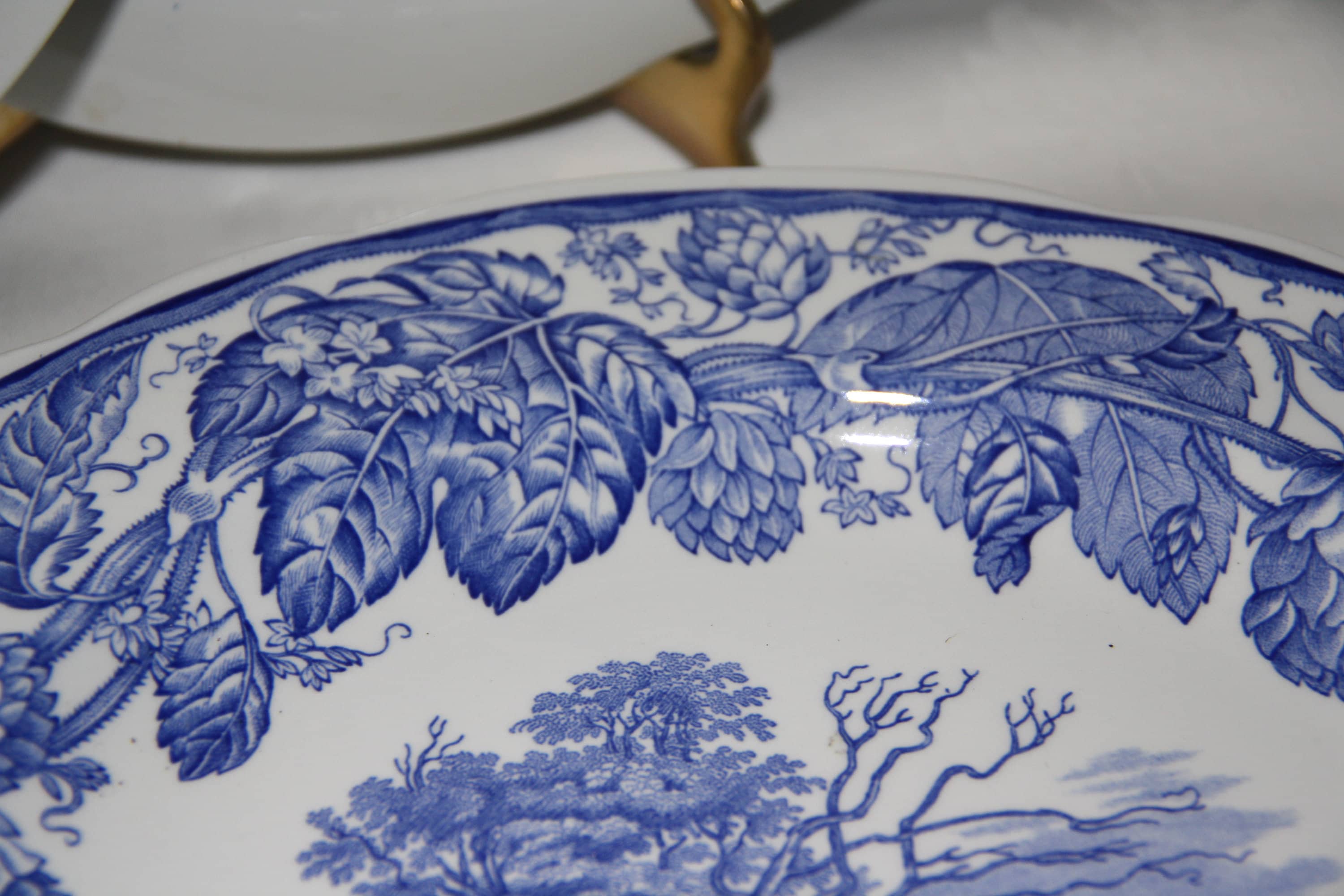 Three Spode Plates From the Spode Blue Room Collection: Aesop's Fables ...