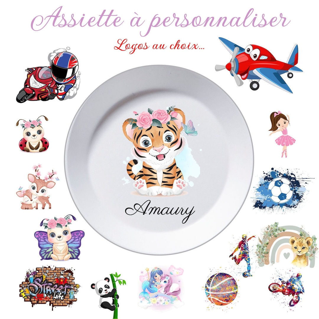 Personalized Children's Plate - Etsy