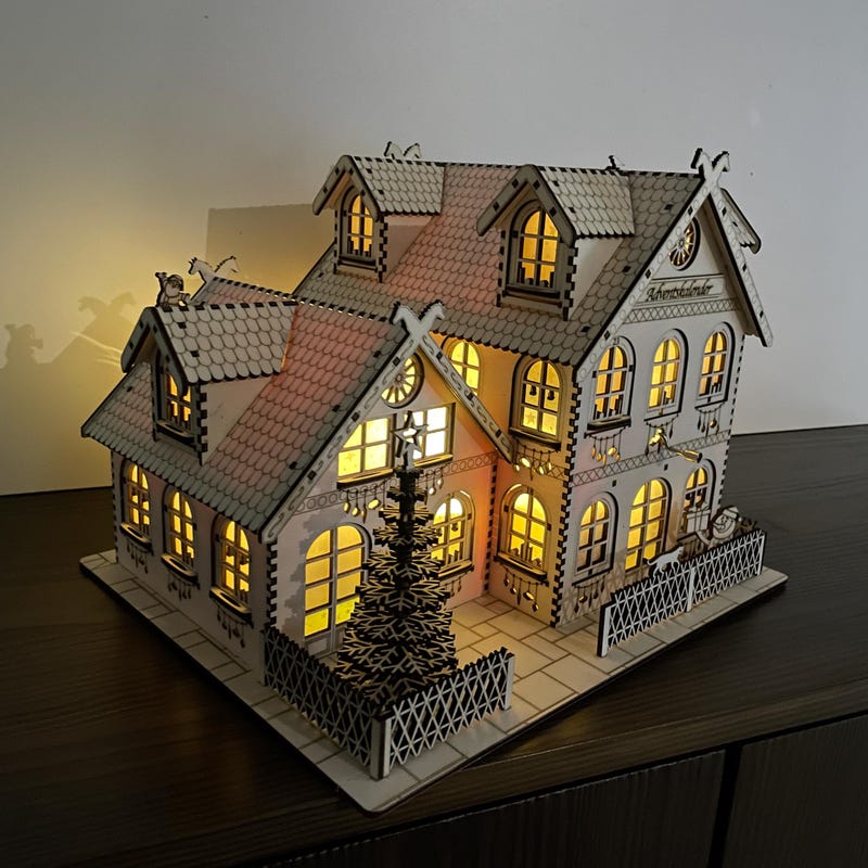 Erstaunlich Adventskalender Hauser Holz Bild