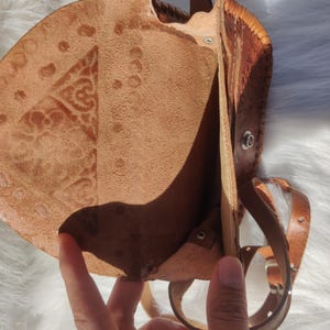 Handcrafted Moroccan Leather Bag – Genuine Leather, Adjustable Strap ...