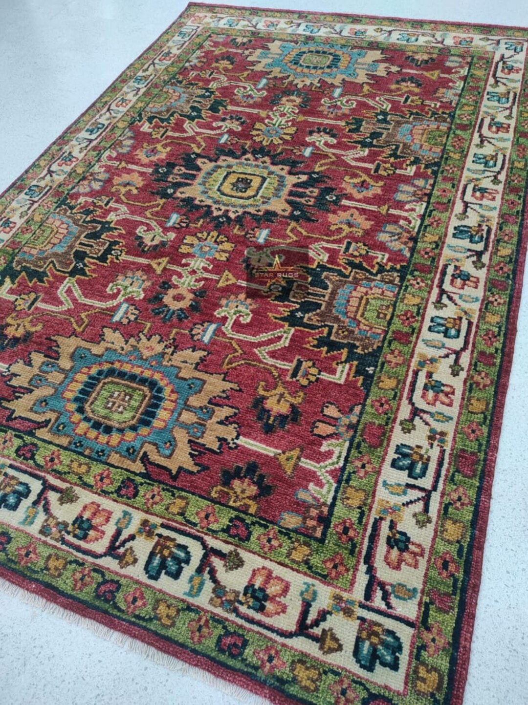 Handknotted Rug, Handmade Persian Rug for Home & Office Decor, 6x9 ...