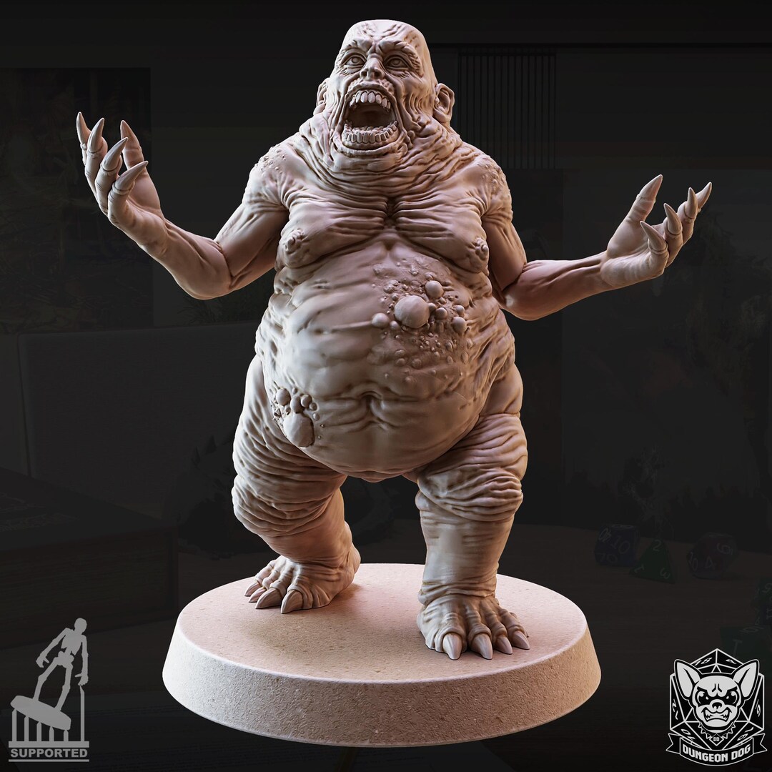 Dungeon Dog - Mane - D - Resin Figurine - Etsy