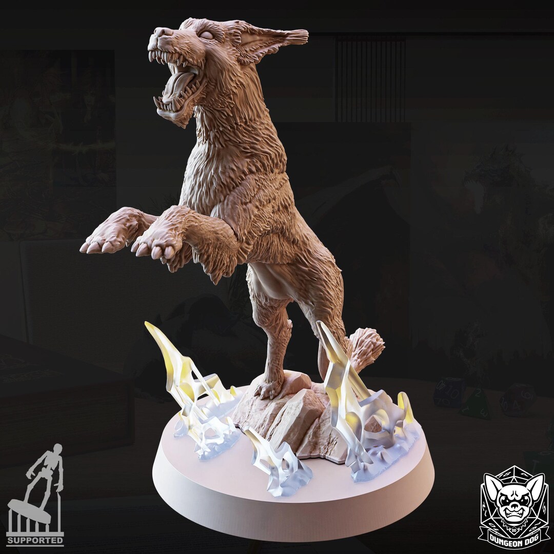 Dungeon Dog - Blink Dog - D - Resin Figurine - Etsy