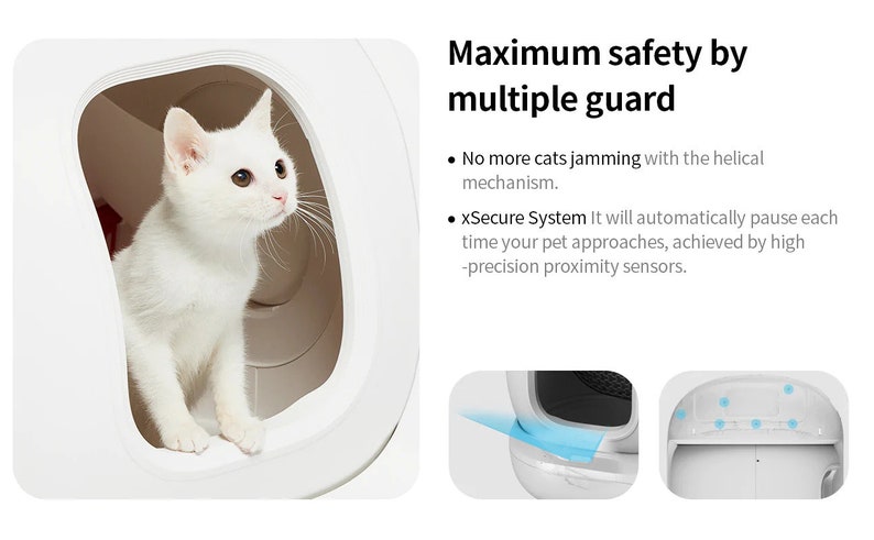 Self-cleaning Cat Litter Box, Automatic Cat Litter Box, Intelligent Cat ...