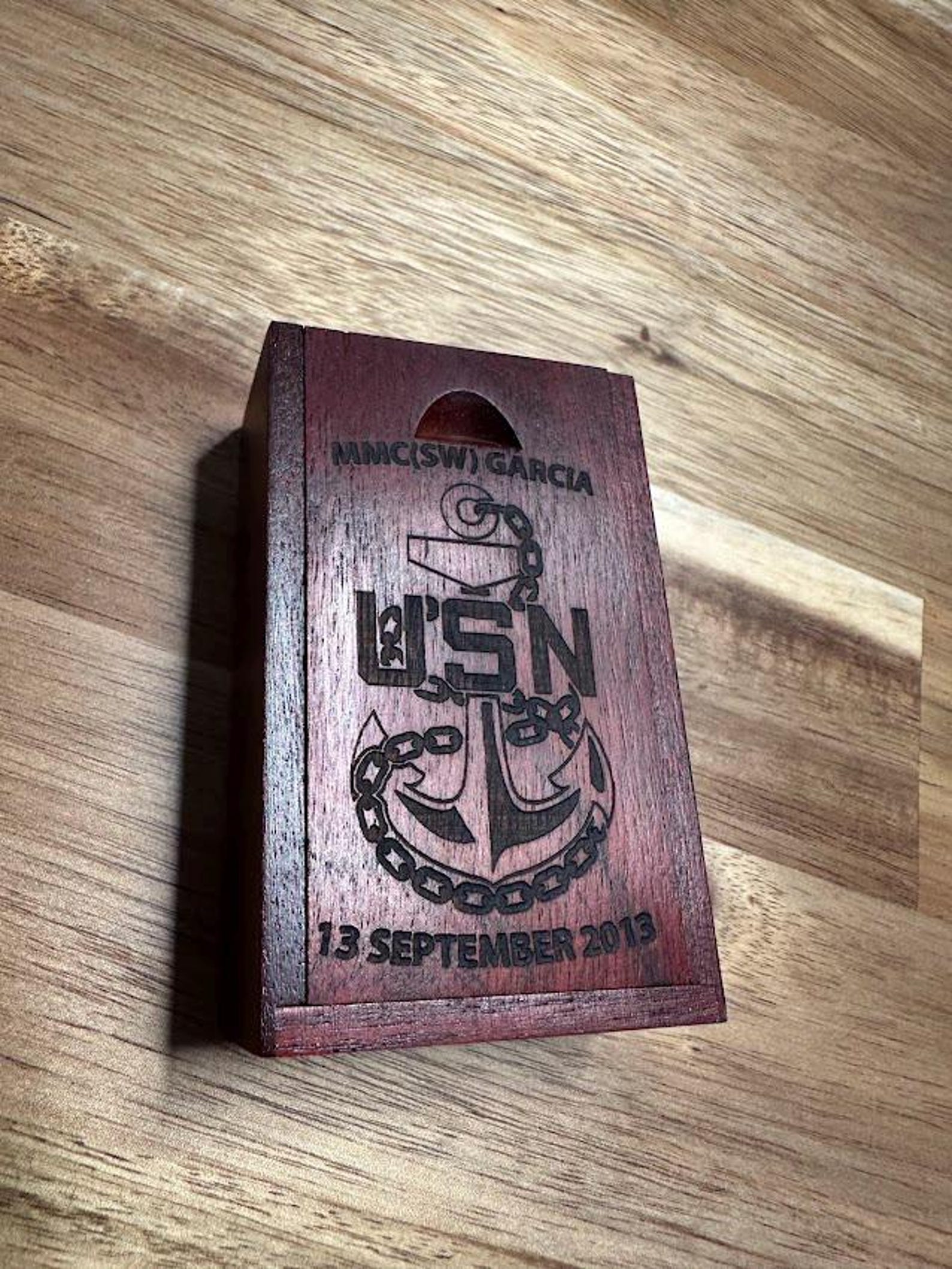U.S. Navy Chief Petty Officer Anchors Keepsake Box - Etsy