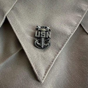 Navy Chief "backbone" Anchor Collar Devices and Cover Pin Set - Etsy