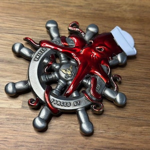 US Navy Sailor "squid" Coin - Etsy