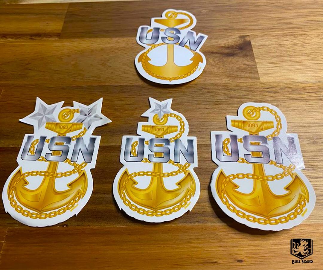 U.S. Navy Chief Stickers Pak 4 Stickers - Etsy