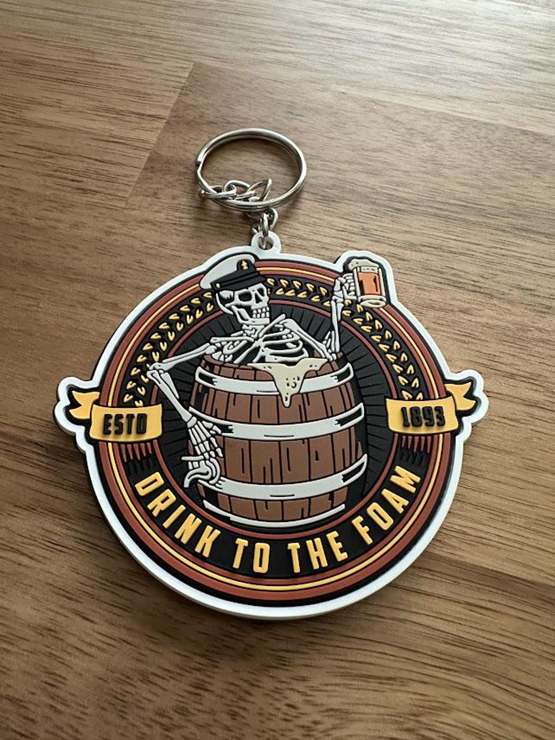 US NAVY Chief Skeleton Barrel Keychain and Sticker Pack - Etsy
