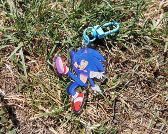 Classic Super Sonic Acrylic Keychain, Sonic the Hedgehog, Genesis - Etsy