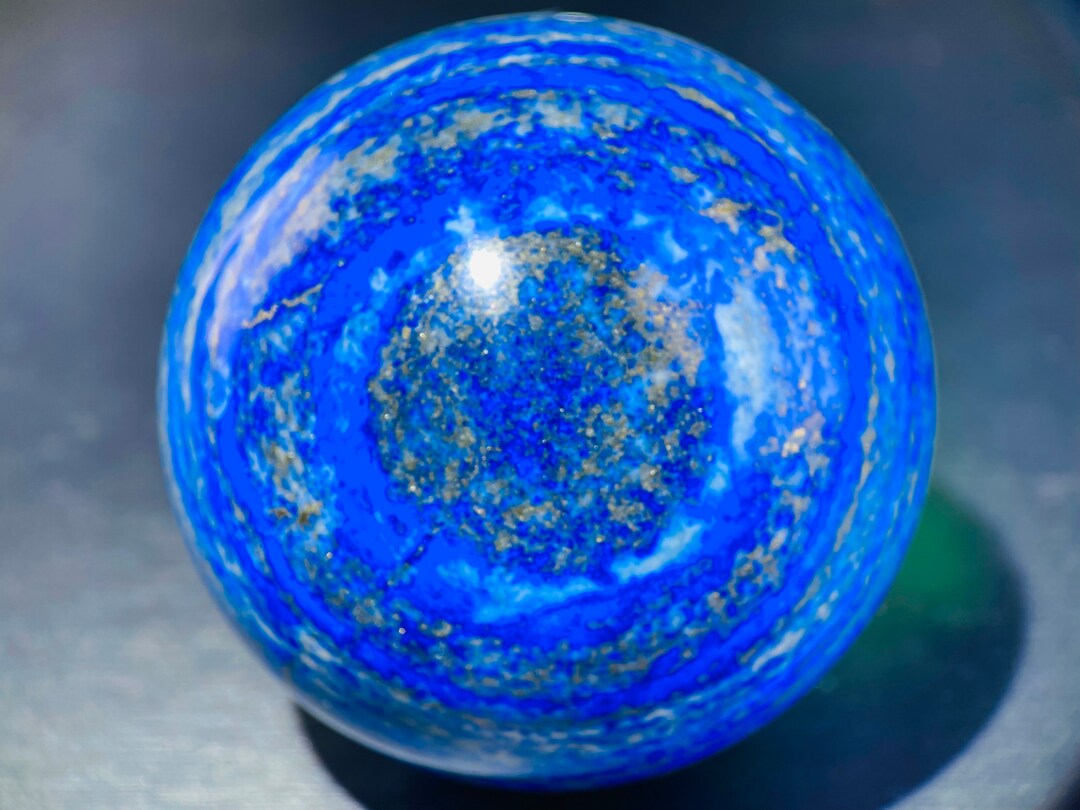 Rare Lapis Lazuli Spheres Best Blue Stone Gift for Friend Blue Energy ...