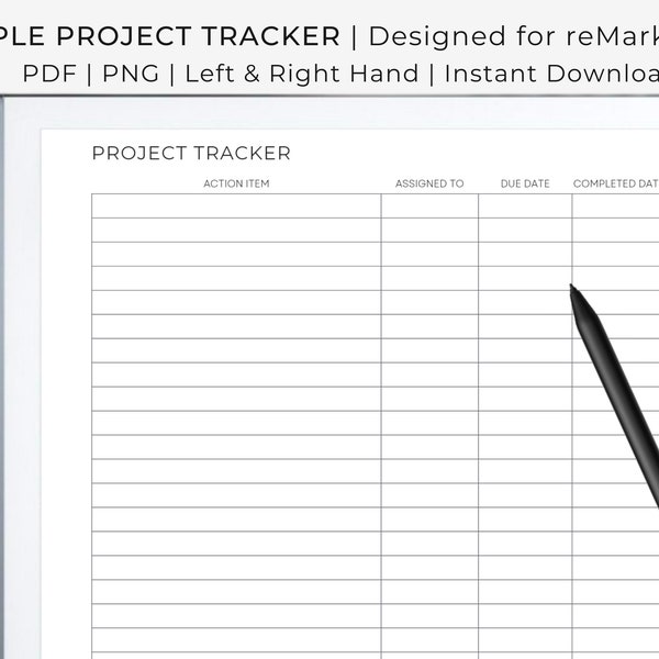 Remarkable 2 Project Template - Etsy