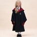 Wizard Robe for Girls Red Cotton Magic Robe Cloak,halloween Costume for ...
