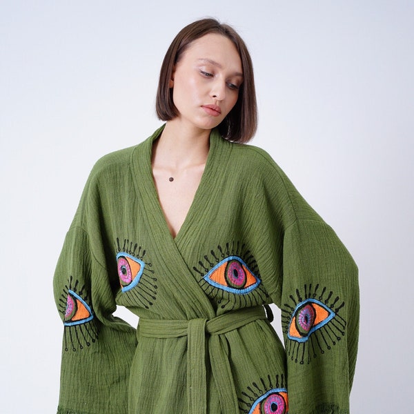 Kimono Eye Robe - Etsy